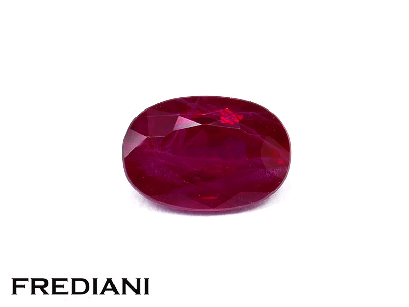 Rubis ovale - Frediani Pierres précieuses