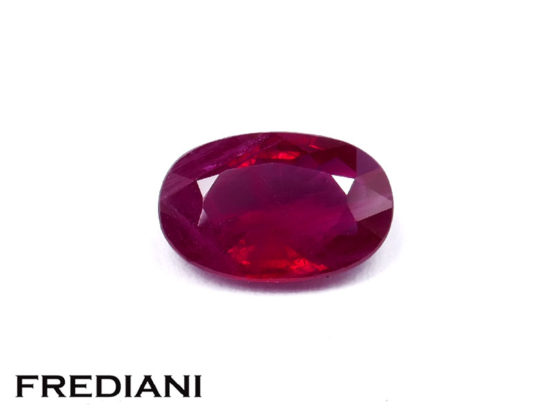 Rubis ovale - Frediani Pierres précieuses